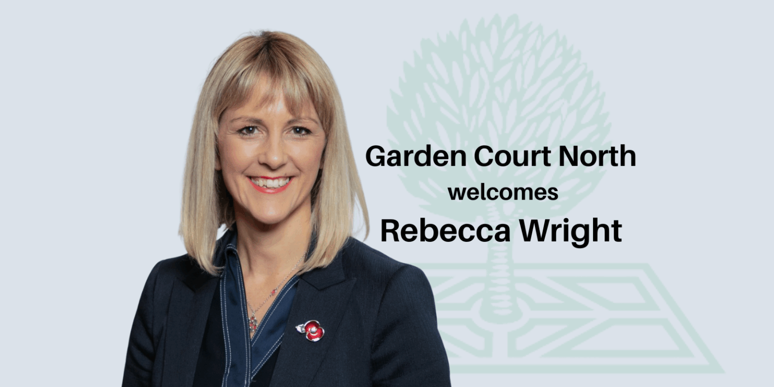 GCN welcomes Rebecca Wright - Garden Court North Chambers